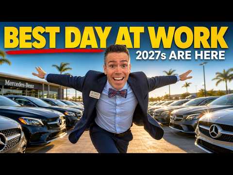 I Showed Up to Work and the Lot Was FULL of 2027 Mercedes