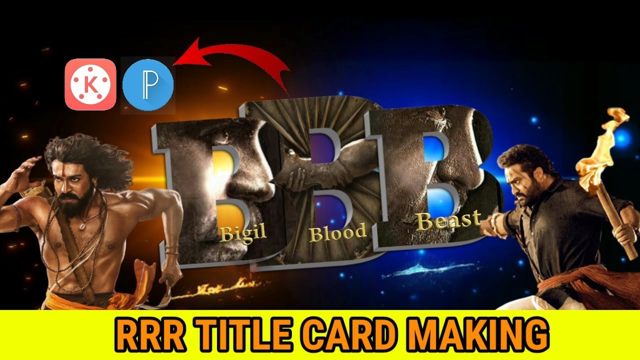 #RRR Title Card Making | Vinu Editz - YouTube