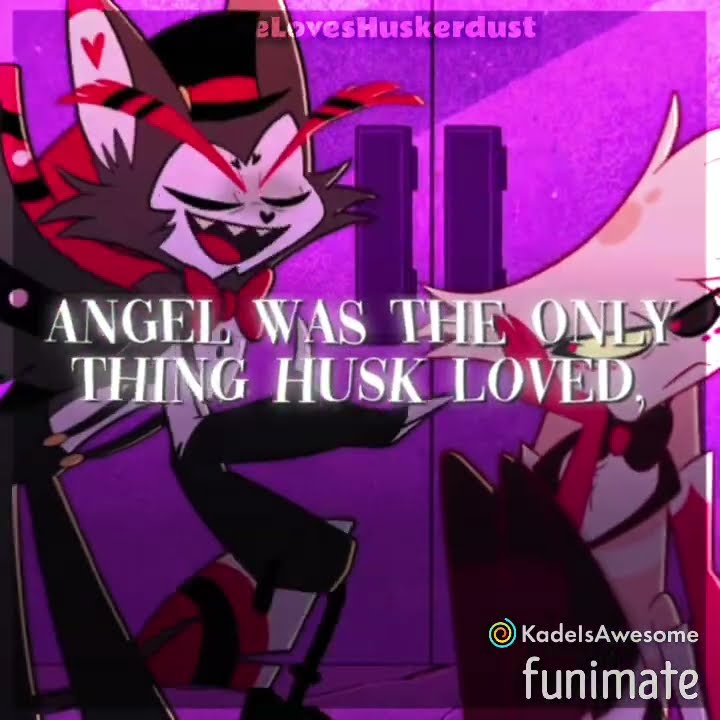 And now angel was gone… // #funimate #hazbinhotel #niffty #husk # ...