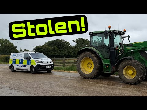 We’ve Had a Break in! 3 Tractors Done! Farming & Forensics!