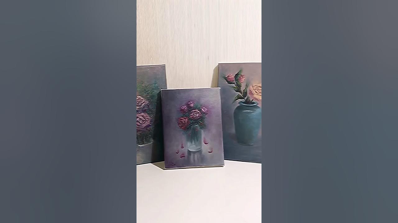 Дарите женщинам картины с цветами, они никогда не завянут😉 #цветы# ...