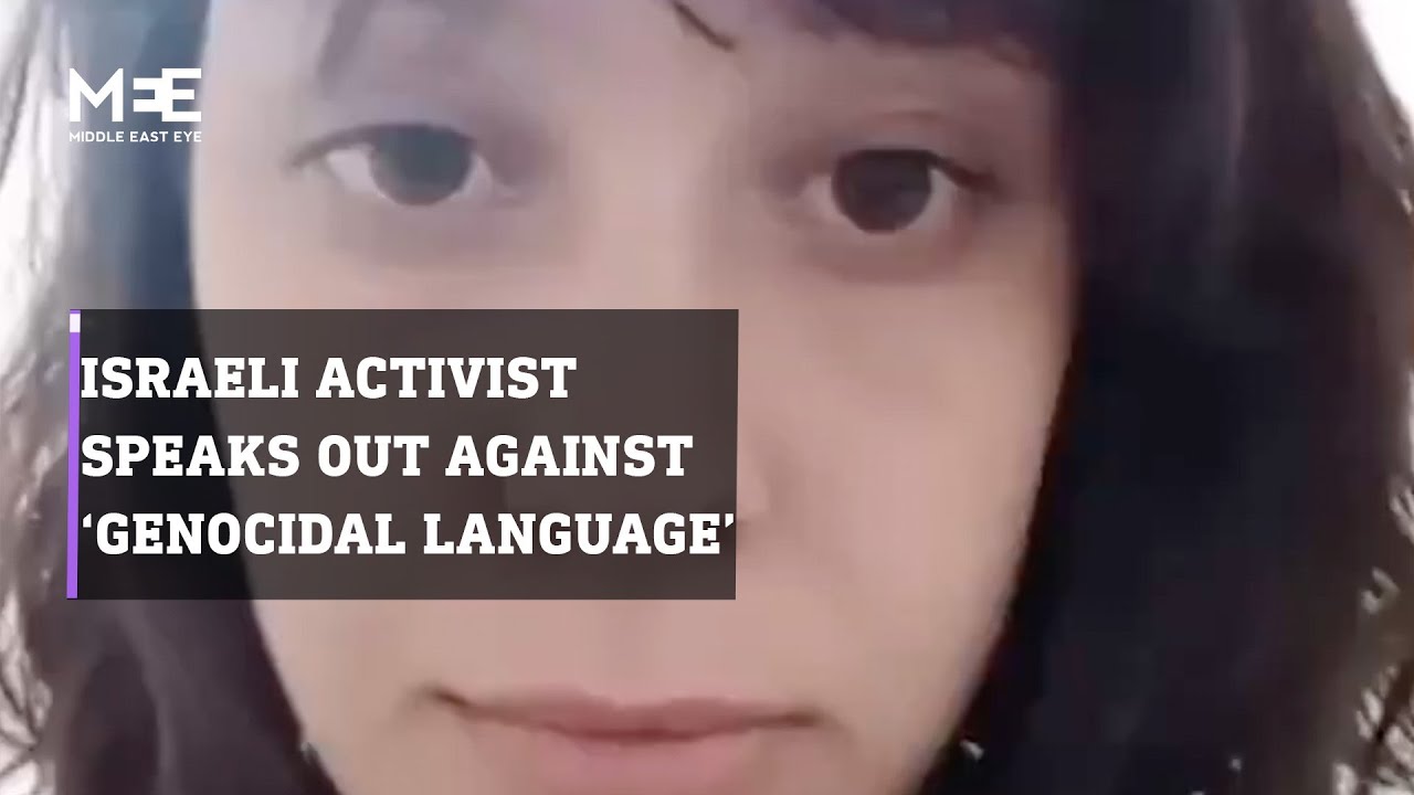 Israeli anti-war activist calls for the world to condemn Israeli ...