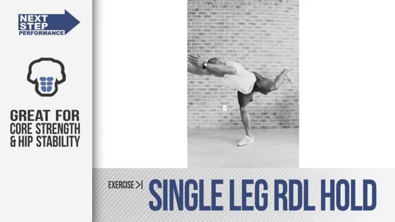 Single leg RDL hold - YouTube