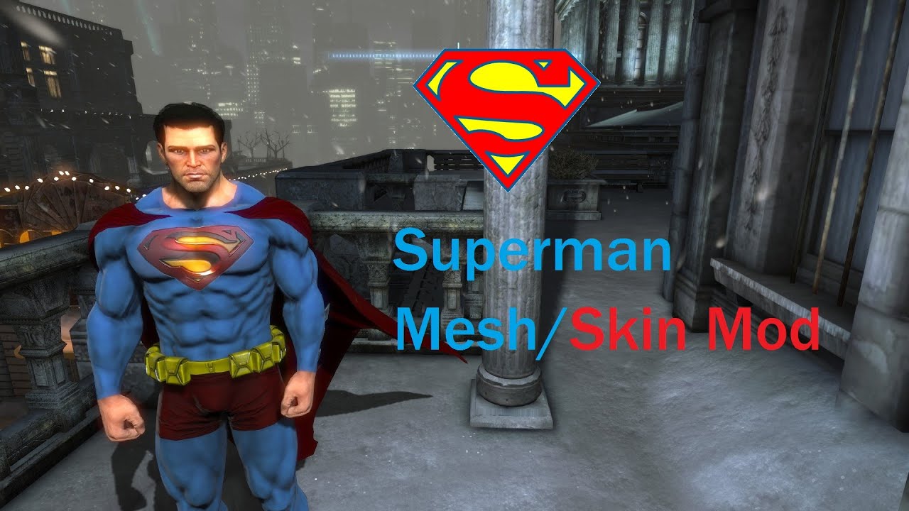 Batman Arkham Origins Superman Mod - YouTube