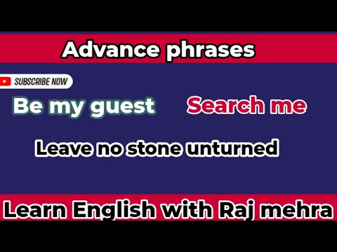 Learn Advanced Phrases: How to Learn English Faster - YouTube