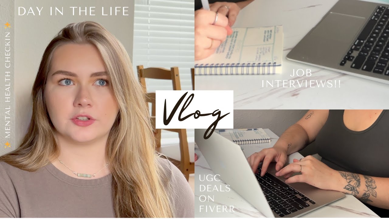 Day In My Life Vlog Job Interviews Fiverr Ugc Deals Daily Planning