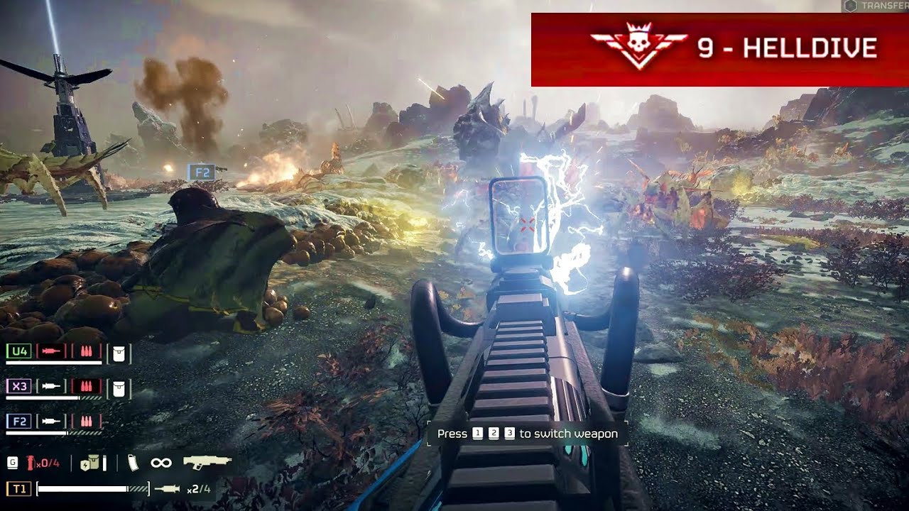 (Helldive Difficulty) My All Arc Build | Helldivers 2 - YouTube