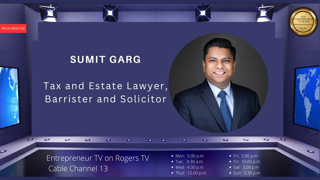 Sumit Garg, Tax and Wills & Estates Lawyer - YouTube