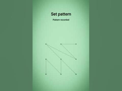 Phone pattern lock | phone unlock pattern | easy pattern lock - YouTube