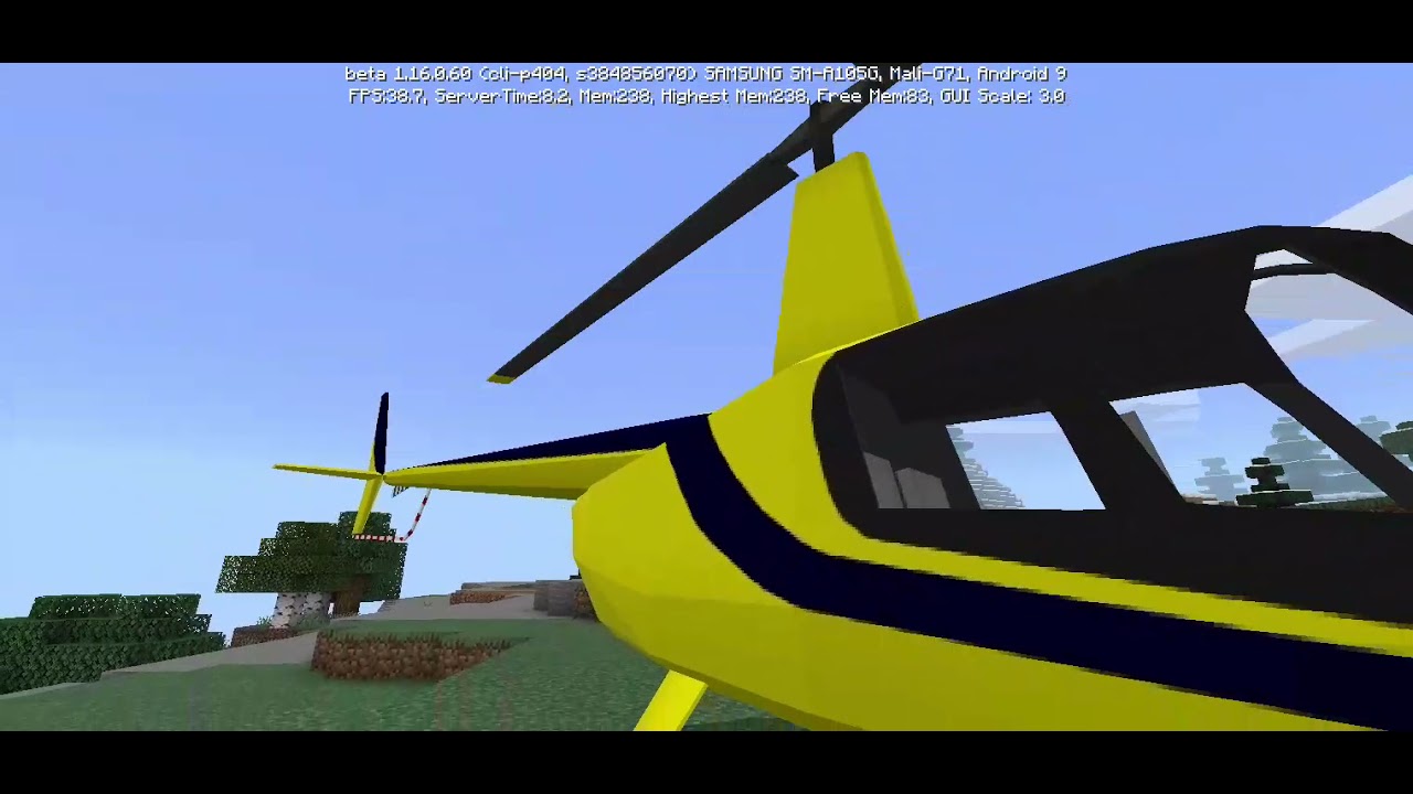 Minecraft Pe/Bedrock Helicopter Addon With Working Propellers With Link ...