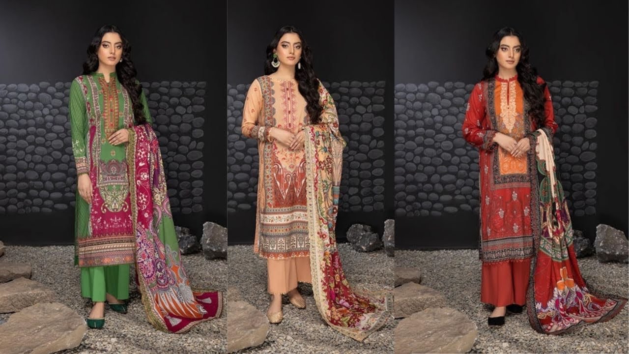 Mahajal by Gulljee Vol 1 Luxury Cotton Dress 2023 - YouTube