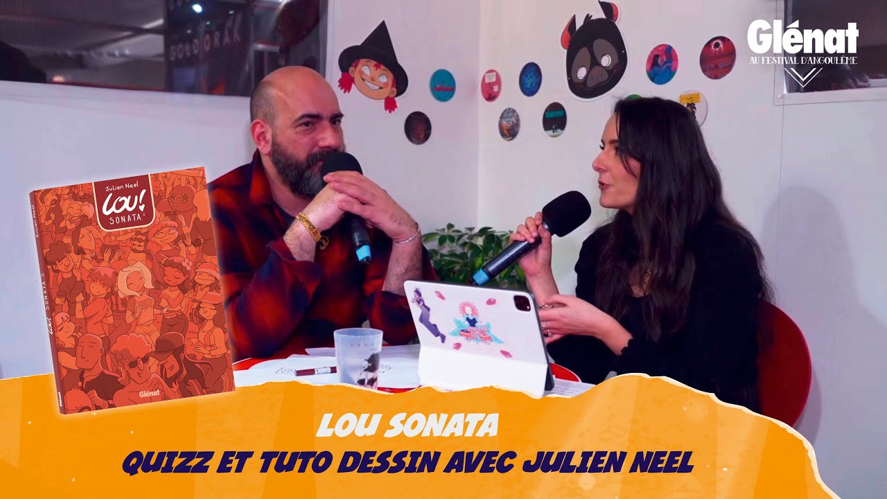Apprends à dessiner Lou avec Julien Neel ! FESTIVAL D'ANGOULÊME 2024 ...
