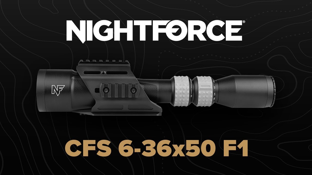 Nightforce CFS 6-36x50 F1 Spotting Scope - YouTube