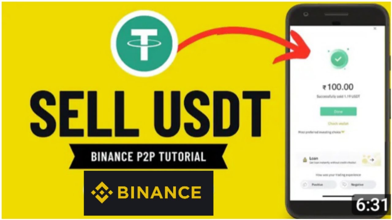 How to buy & sell USDT in Binance P2P | Binance P2P Trading - YouTube