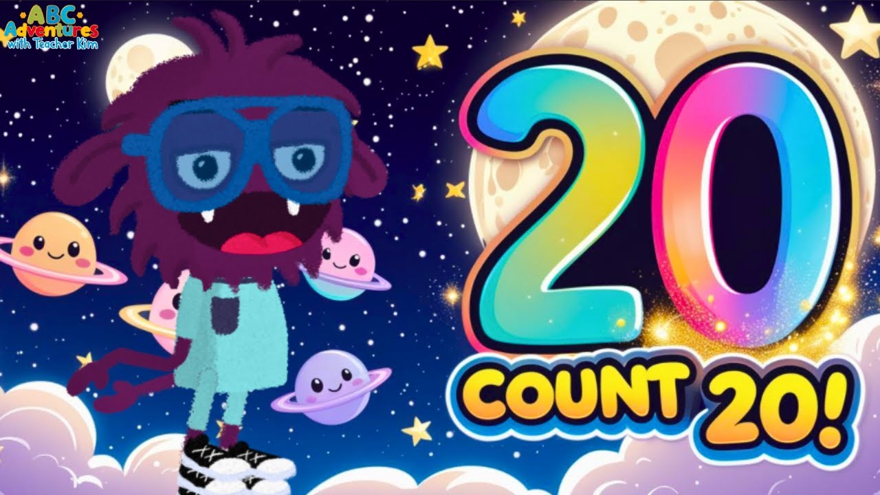 Fun Counting 1 to 20 Song For Toddlers 🚀 | Numbers in Space for ...