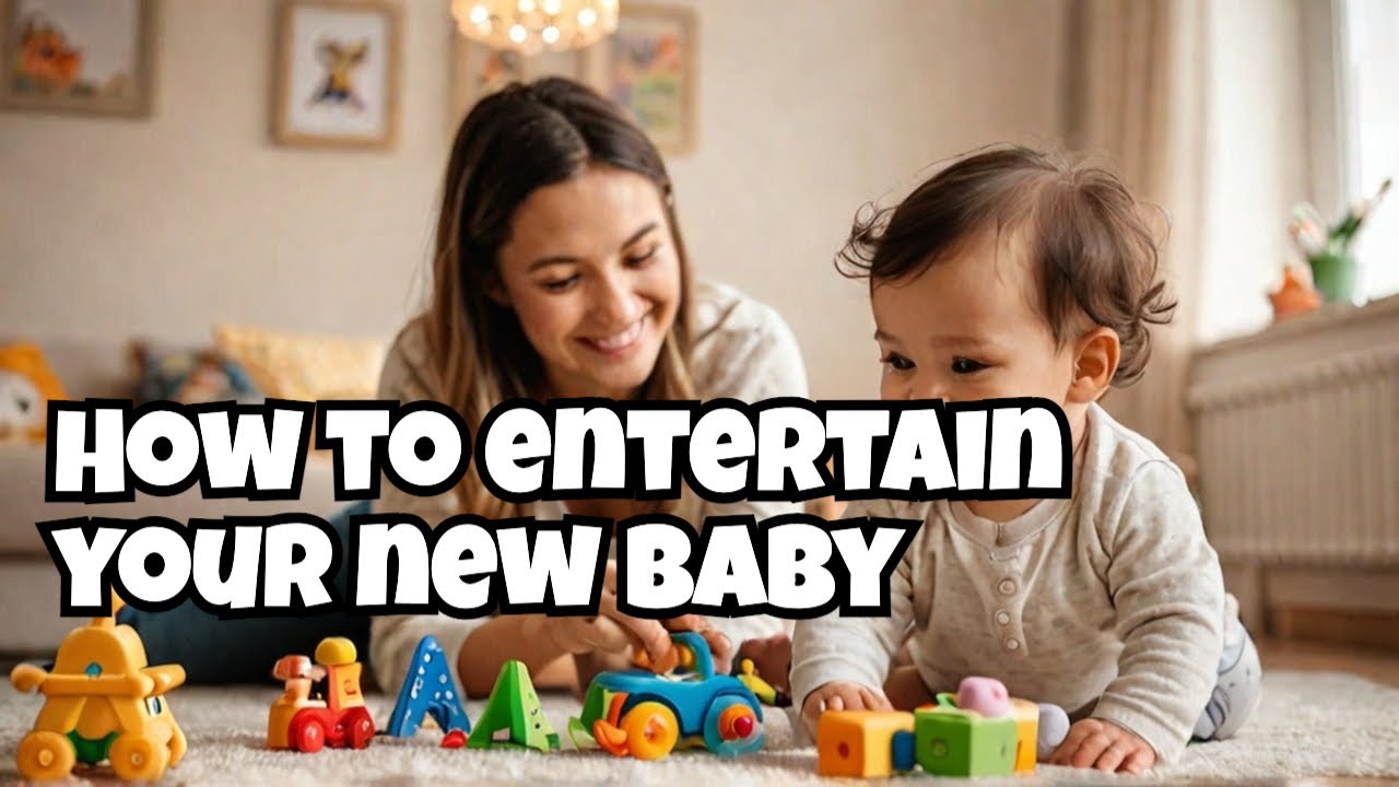 How to entertain your new baby - YouTube