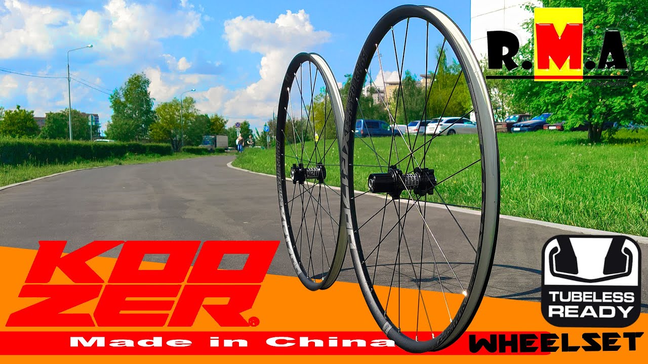 MTB колёса KOOZER XR1700 (wheelset 27.5" tubeless ready - QR+Thru axis ...