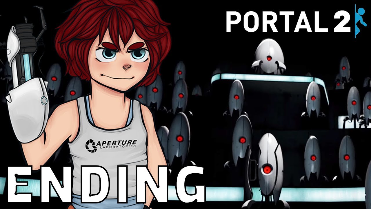 AM I FINALLY ESCAPING!? - PORTAL 2 Let's Play Part 11 ENDING (1440p ...