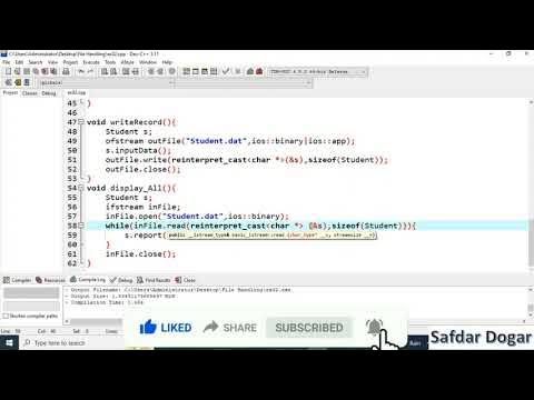 Project File Handling in C++ using OOP | Student Project using File Handling using C++ OOP - YouTube