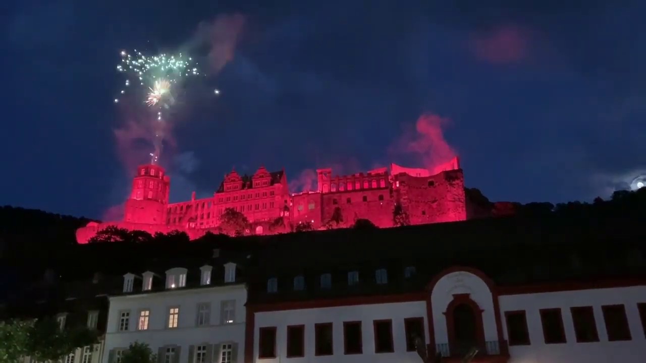 Heidelberg Castle Lighting - YouTube