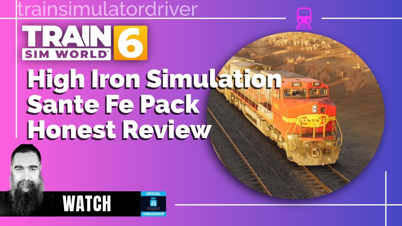 High Iron Simulations Santa Fe for Cajon Pass Honest Review - YouTube
