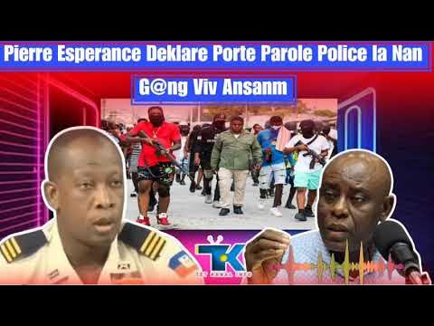 Pierre Esperance Deklare "Porte Parole" Lapolis la Ki Se Lionel Lazare Nan G@ng Viv Ansanm ...