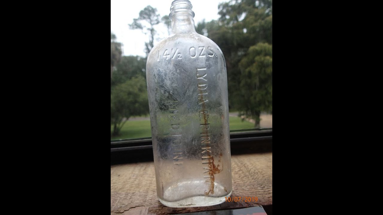 Lydia Pinkham Vegetable Compound | Antique Bottle Stories - YouTube