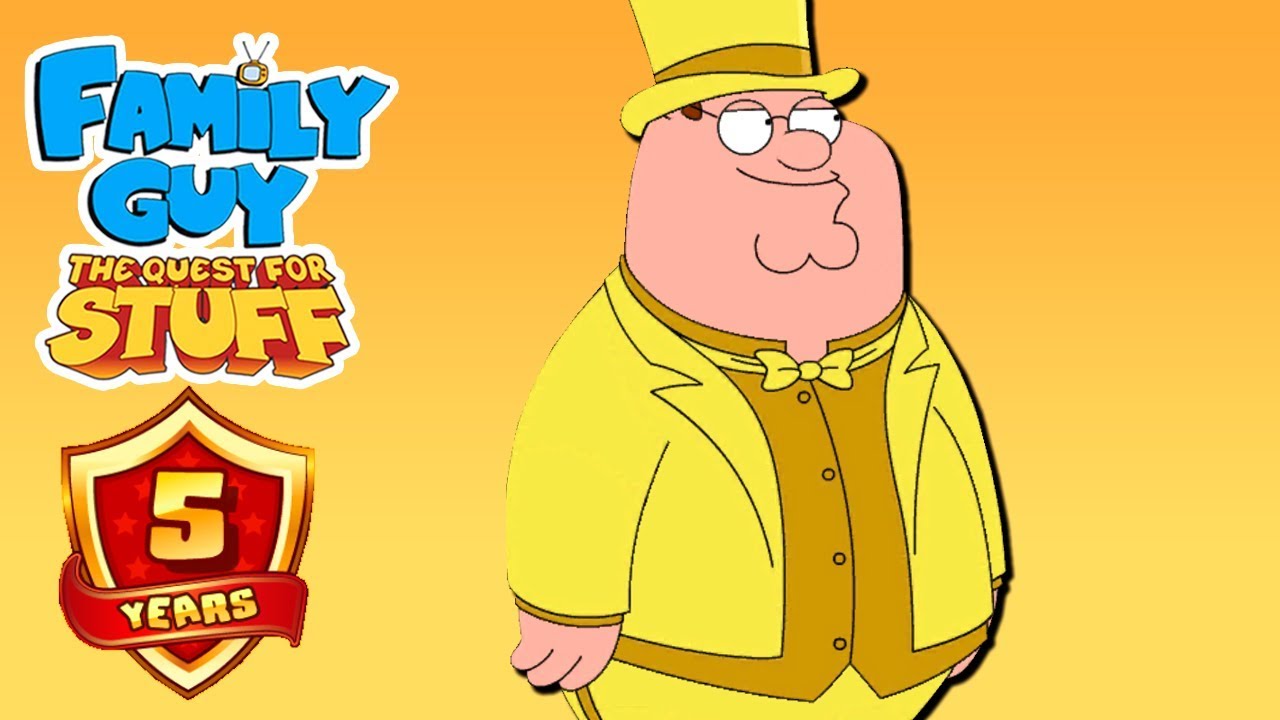 GOLD SUIT PETER UNLOCKED | Family Guy: The Quest For Stuff - 5th ...