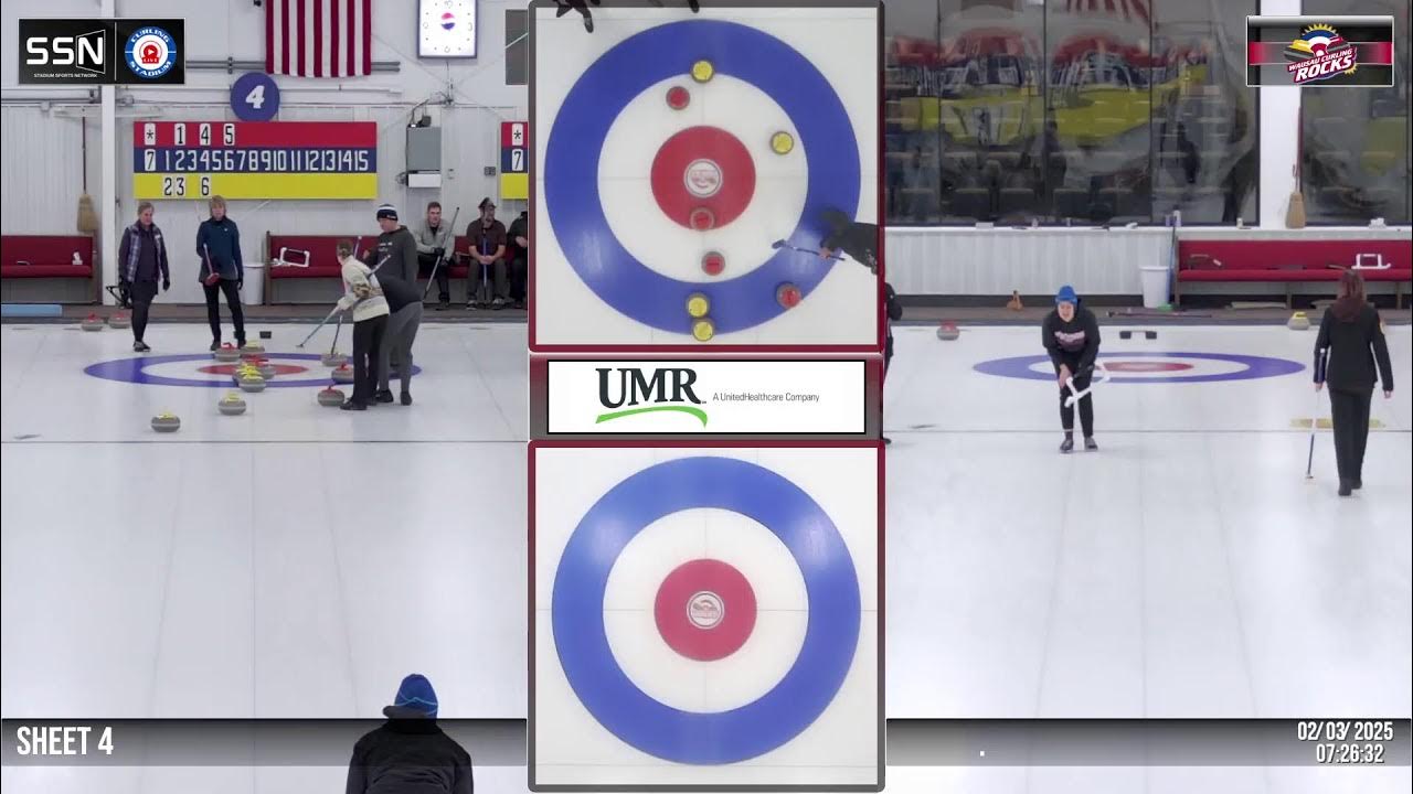 Curling Stadium Wausau Sheet 4 02-03-25 - YouTube