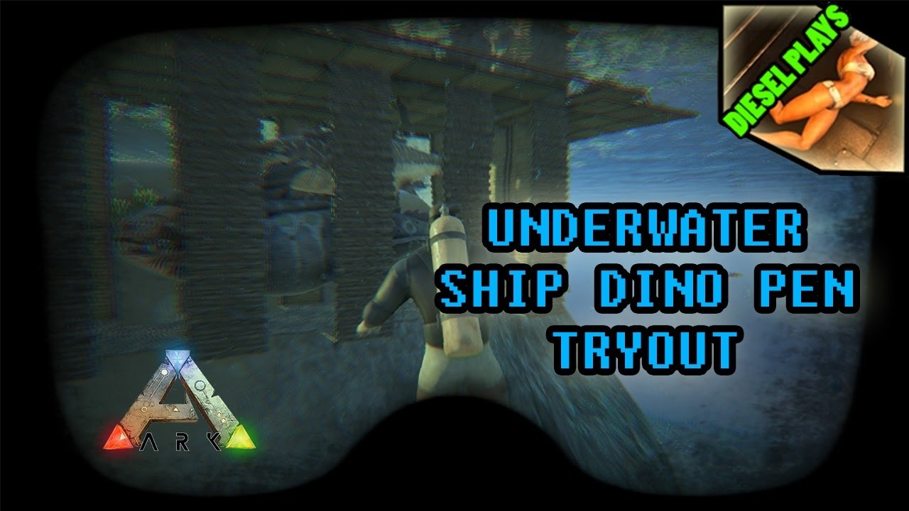 ARK PIRATE ADVENTURES EP 1 - Underwater ship dino pen?? - YouTube