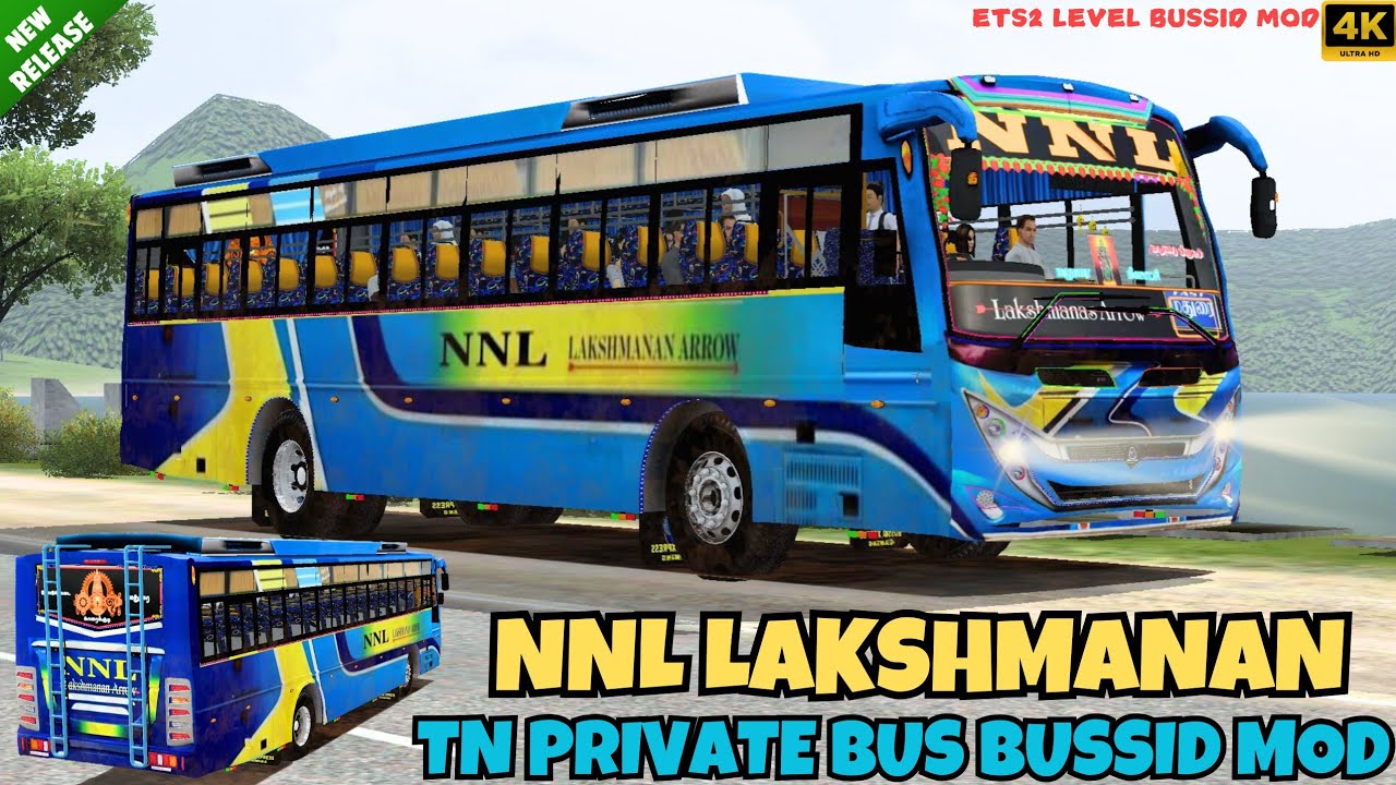 New NNL Lakshamana Coach TN Private Bus Mod Download Bus Simulator ...