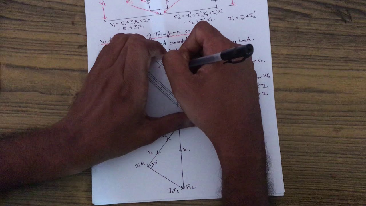 Vector Diagram of Transformer on Load Condition. - YouTube