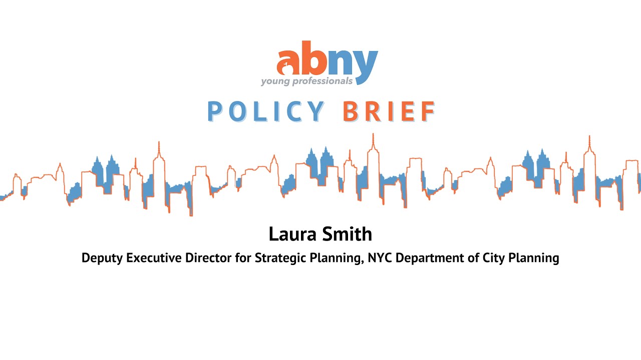 Policy Brief with Laura Smith, Deputy Executive Director for Strategic Planning, NYC DCP - YouTube