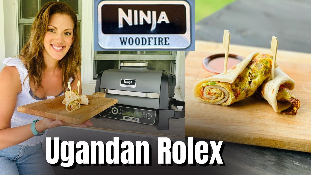 Ugandan Rolex on the Ninja Woodfire Grill! - YouTube