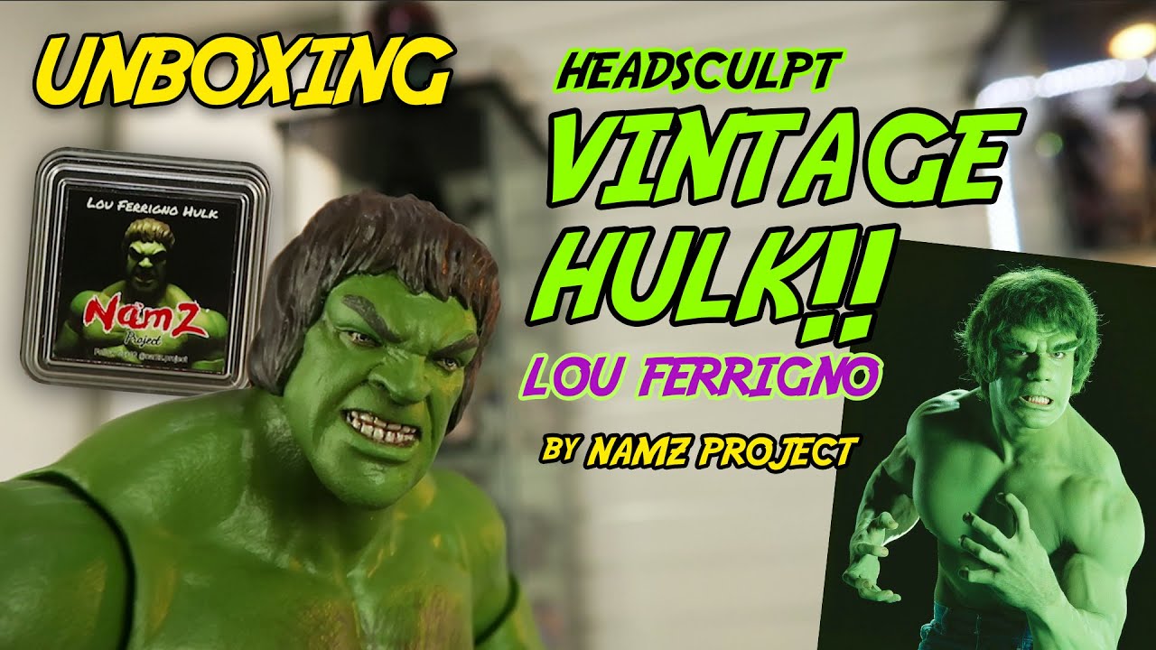 Unboxing Head Sculpt HULK versi The Legend LOU FERRIGNO!!! Customized ...