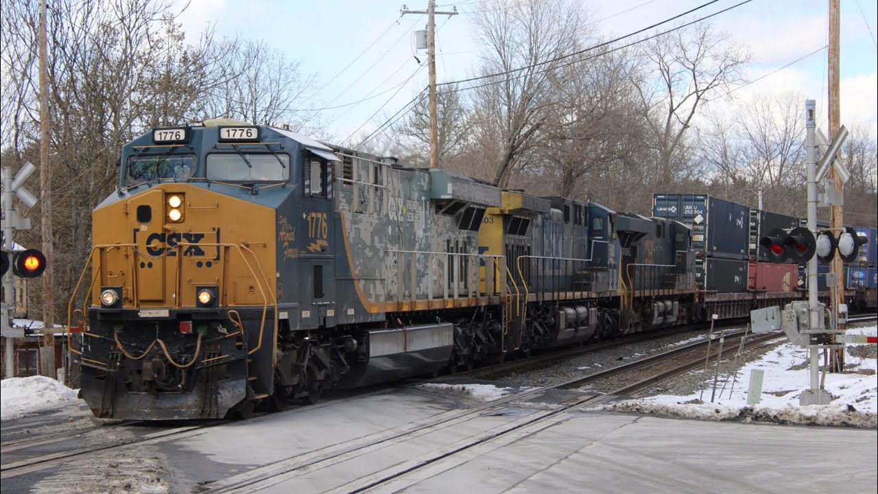 River Line Special! Some Foreign Power + CSXT 1853 and CSXT 1776 ...