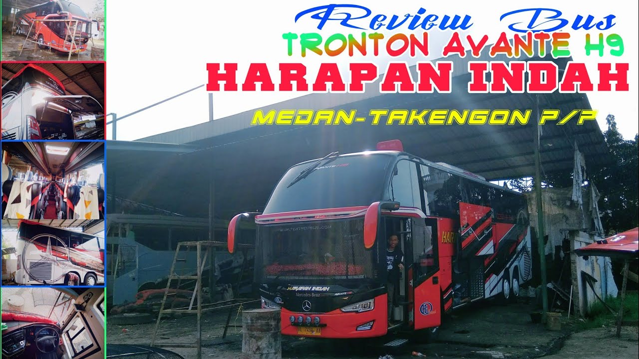 REVIEW BUS TRONTON AVANTE HARAPAN INDAH - YouTube