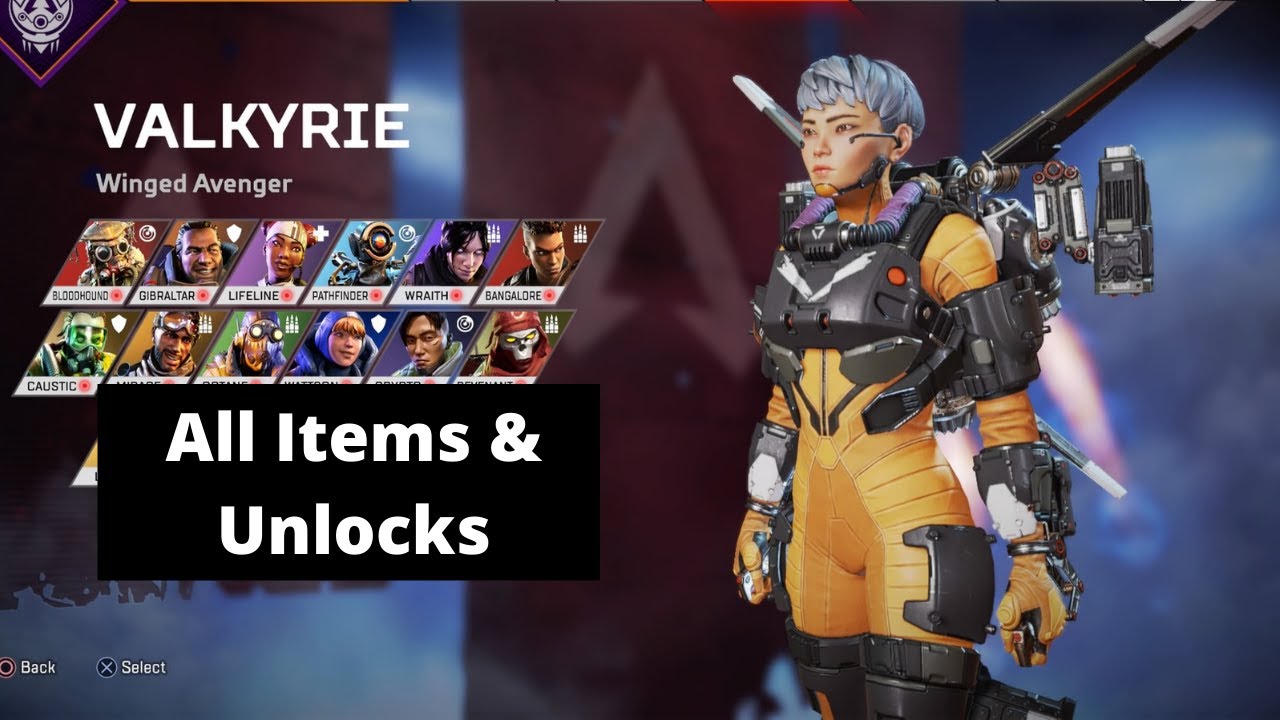 Apex Legends: Legacy Valkyrie ALL Skins & Unlocks (Season 9) - YouTube