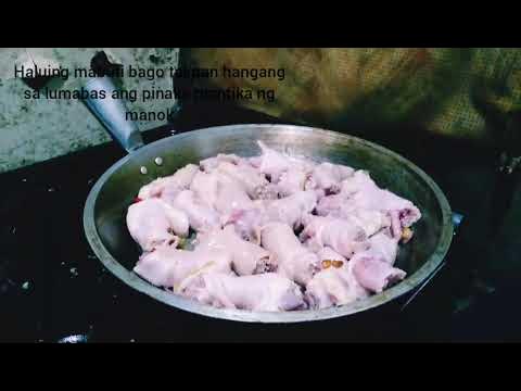 (spicy)Adobong Leeg Ng Manok / chicken neck - YouTube