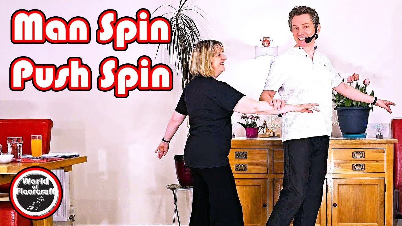 Intermediate Modern Jive - Man Spin Push Spin - YouTube