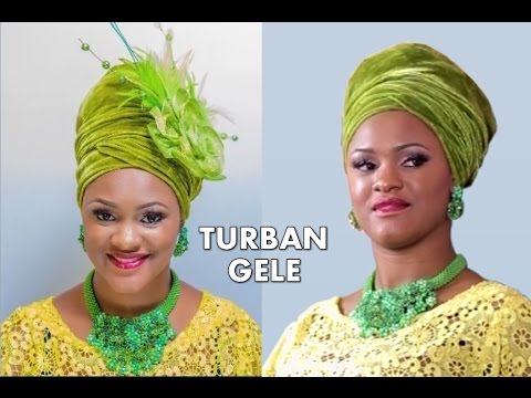 How to tie Turban Gele Headgear - Full Tutorial - YouTube