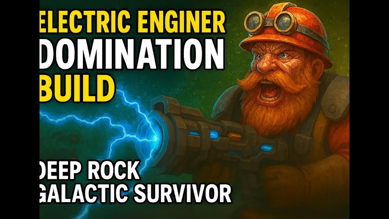 Electric Engineer DOMINATION Build Deep Rock Galactic Survivor! - YouTube