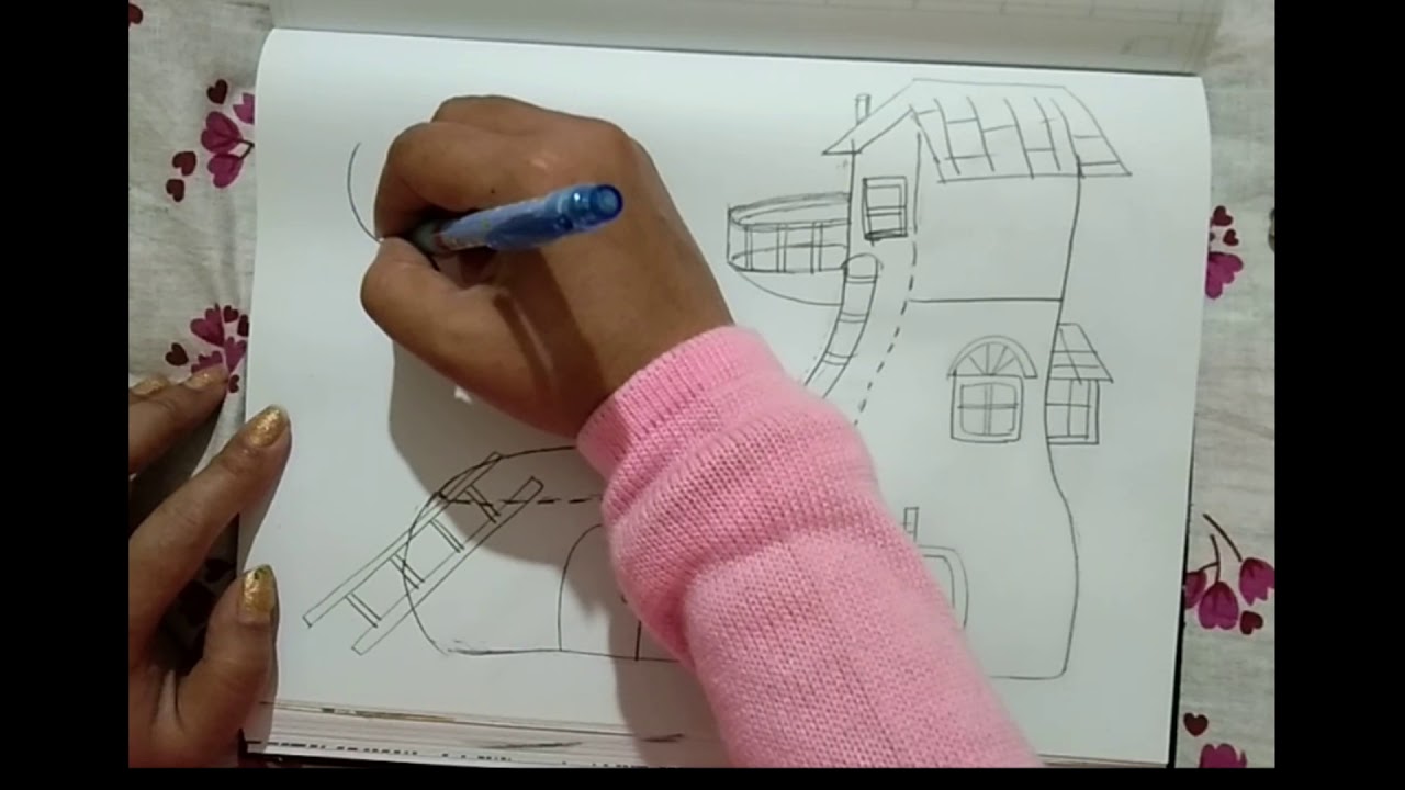 drawing of SHOE HOUSE - YouTube