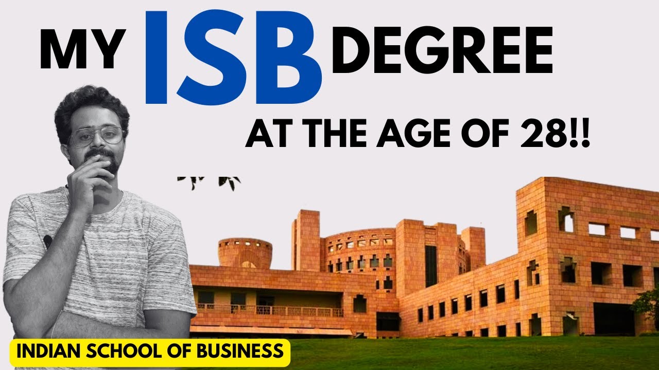 My ISB Degree at 28!! || @Frontlinesmedia #KrishnaMantravadi - YouTube