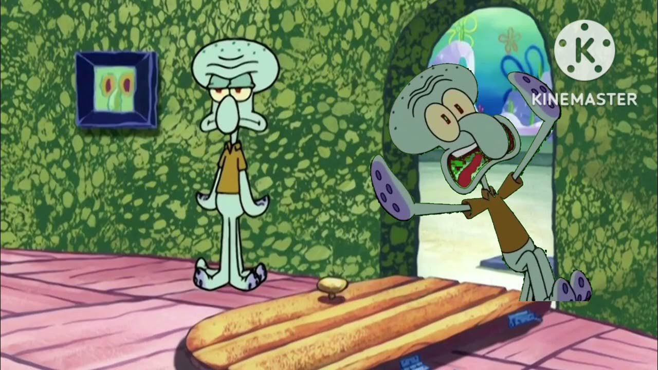 Squidward Kicks His Clones Out Of His House - YouTube
