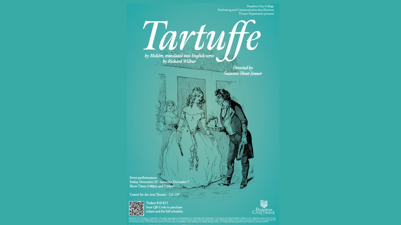 PCC Mainstage Theater presents “Tartuffe”, Directed by Suzanne Hunt ...