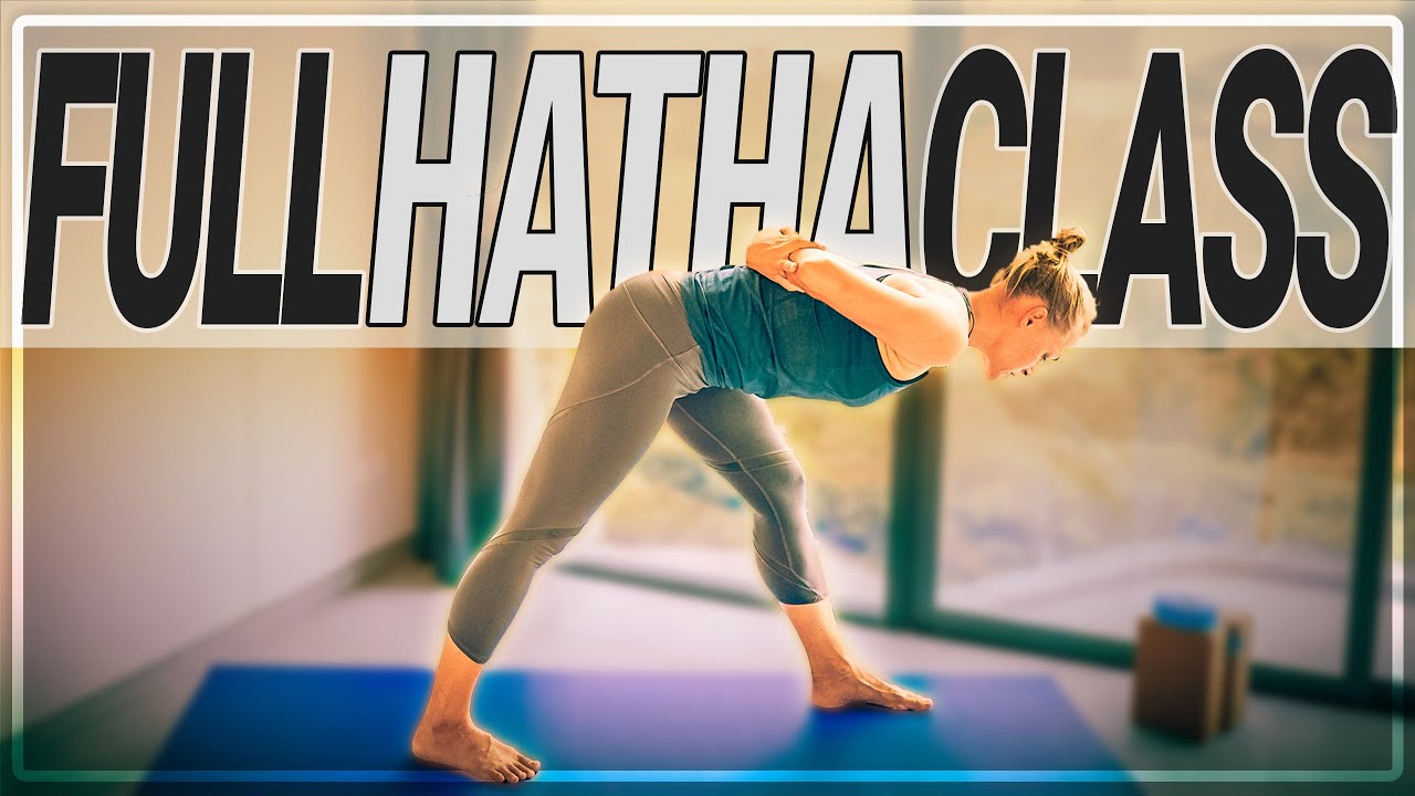 Full Yoga Class - 60 minute Hatha Yoga Class - Yoga with Heini - YouTube