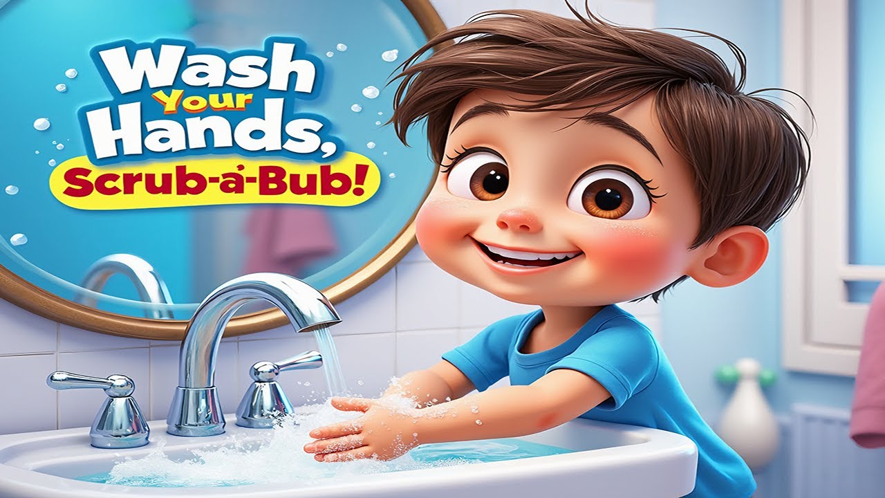 Wash Your Hands, Scrub-a-Dub | Fun & Educational Handwashing Song for ...