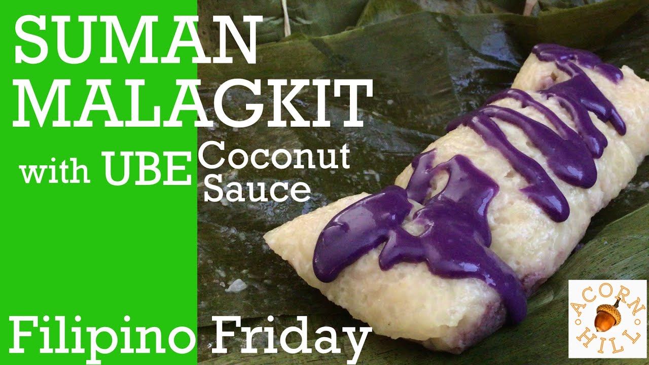 🇵🇭 SUMAN MALAGKIT. Suman Malagkit with UBE HALAYA.Sweet Ube Coconut ...