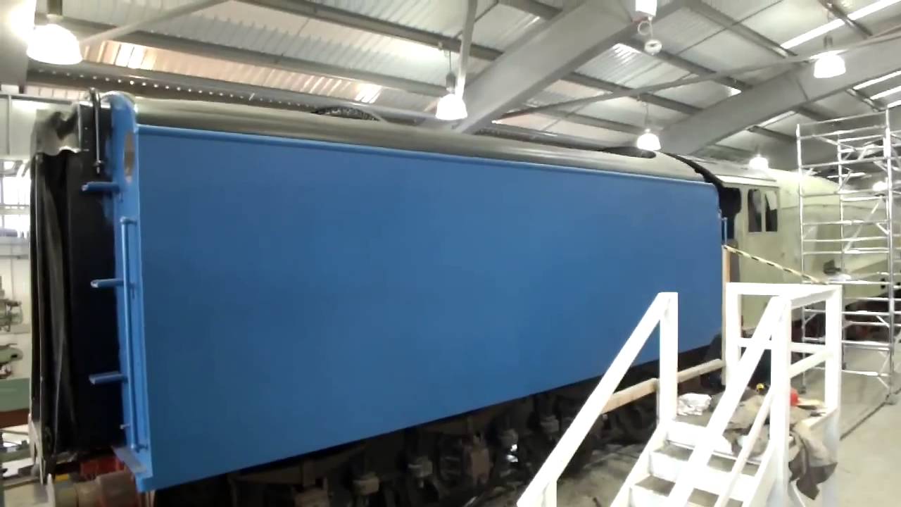 LNER A4 60010 Dominion Of Canada Restoration Update April 2013 - YouTube